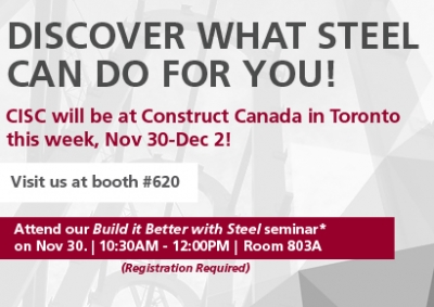 CISC at Construct Canada in Toronto this week, Nov 30-Dec 2! – CISC-ICCA