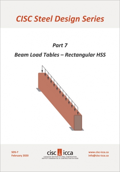 Engineers Corner: Beam Load Tables - Rectangular HSS (Part 7 of the ...