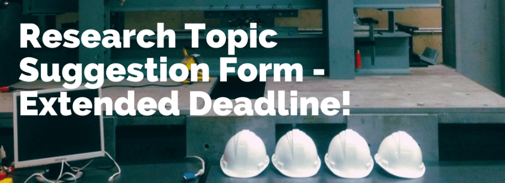 Research Topic Suggestion Form - Extended Deadline! – CISC-ICCA