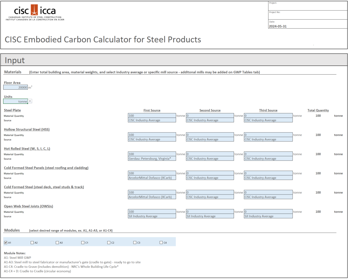 Carbon Calculator – CISC-ICCA
